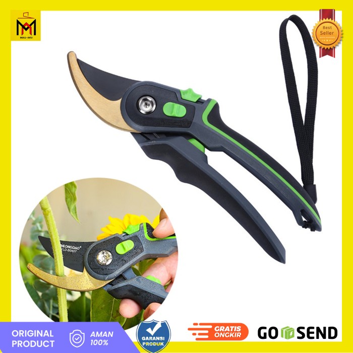 Jual Gunting Berkebun Pemangkas Cabang Ranting Tanaman With Safety Lock ...