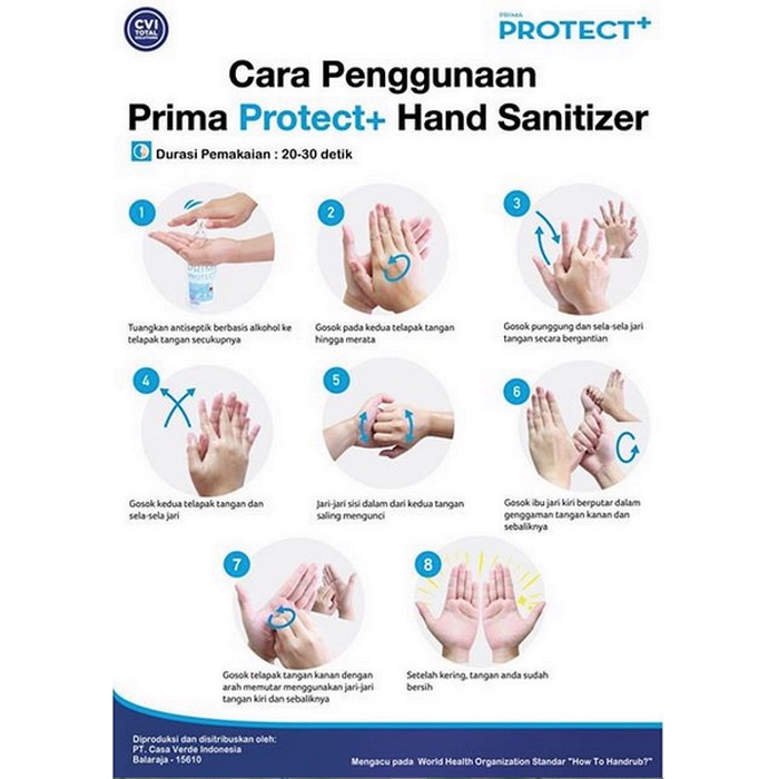 Jual G2Tg1T2G Prima Protect Hand Sanitizer Refill 500 Ml / Hand ...