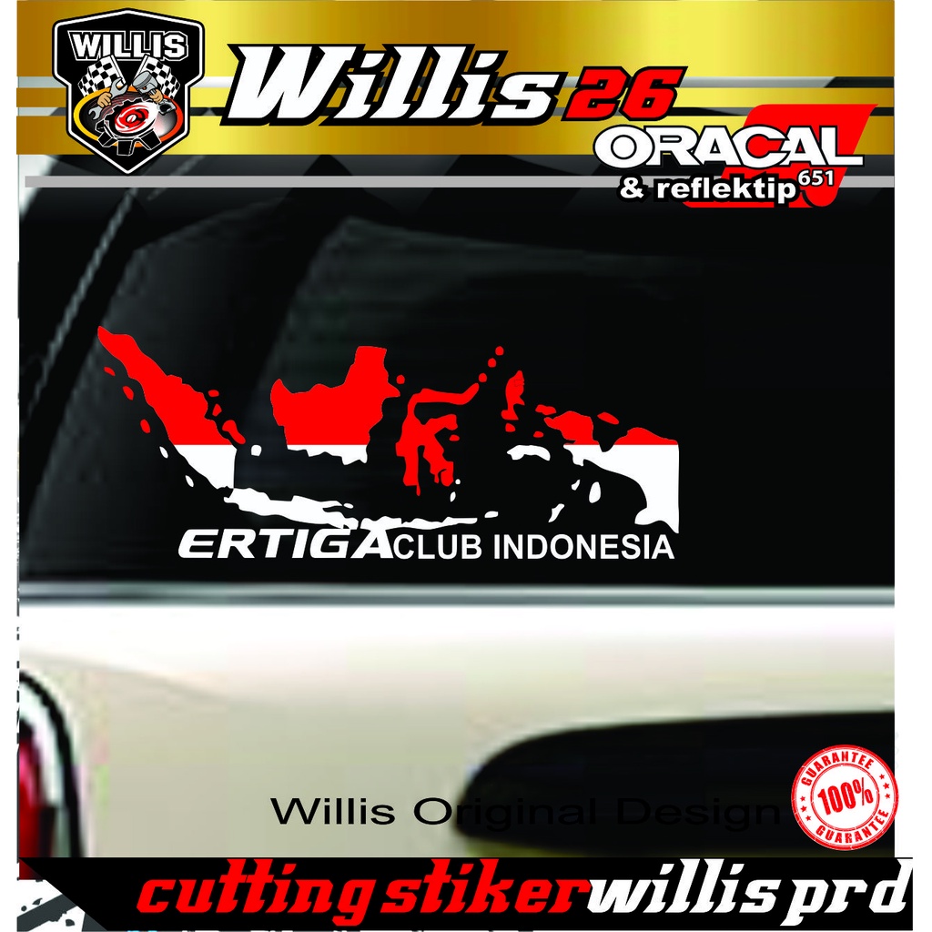 Jual sticker ertiga club indonesia peta indonesia | Shopee Indonesia