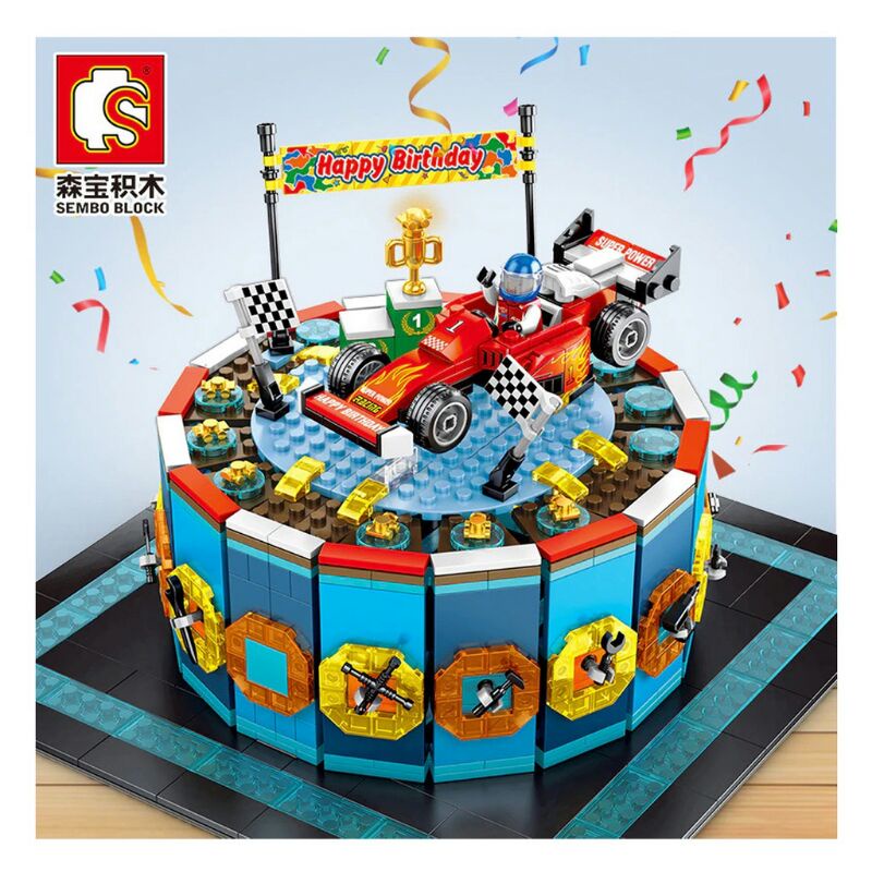 Jual SEMBO BLOCK BIRTHDAY CAKE BOY / GIRL. MAINAN BLOCK KUE ULANG TAHUN ...