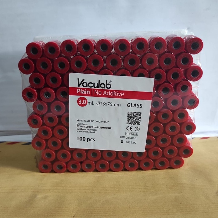 Jual Tabung Vaculab EDTA, PLain, Gel and Clot Activator dan Heparin 3 ...