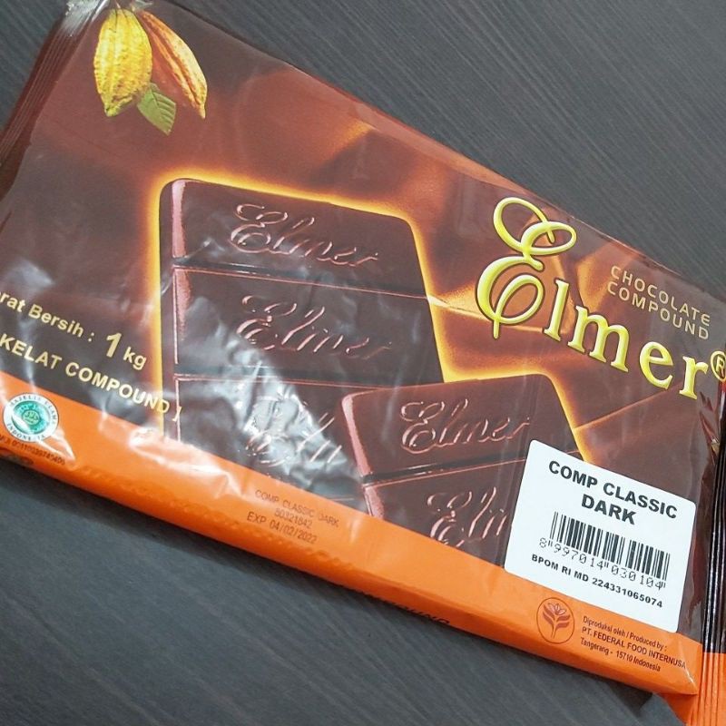 Jual Coklat Compound Classic dark Elmer | Shopee Indonesia