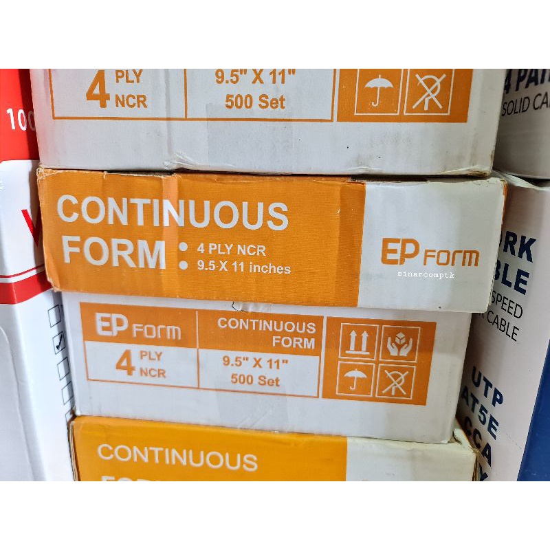 Jual Kertas NCR 4 PLY FULL A4 EP FORM 500 SET (CONTINUOUS FORM) 9.5 X ...
