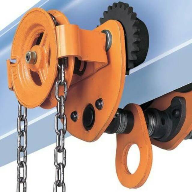 Jual Gear troli hoist takel JAPAN . Geared trolley 3 Ton 3 meter ...