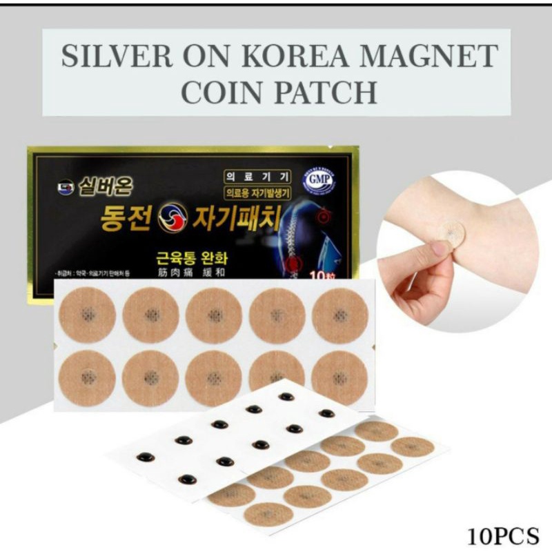 Jual Silveron Magnetic Coin Patch Korea Koyo Ketotop Magnet Patch Pereda Nyeri Otot | Shopee ...