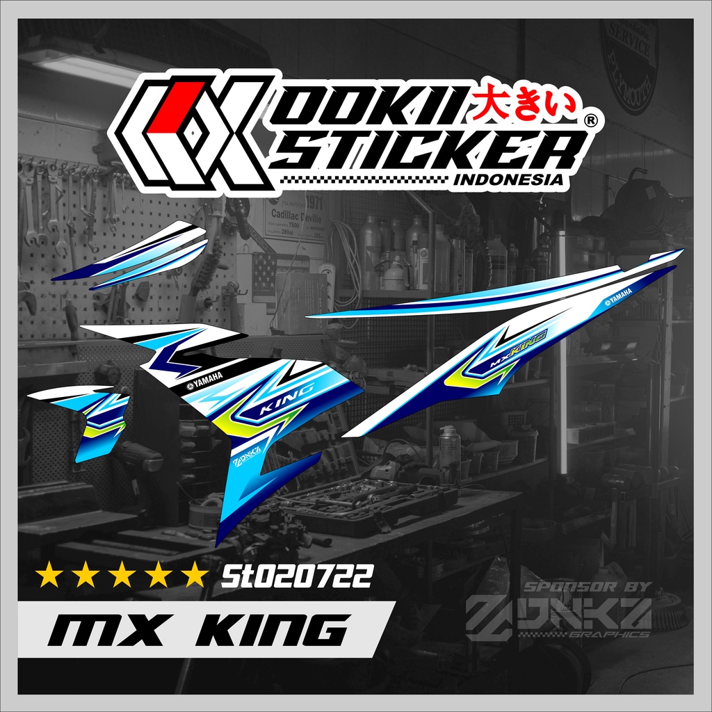 Jual Stiker MX King Decal Striping MX King Premium Racing ST020722 ...
