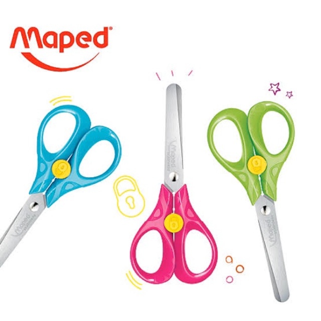 Jual Maped Security Scissors 3D 13cm | Shopee Indonesia