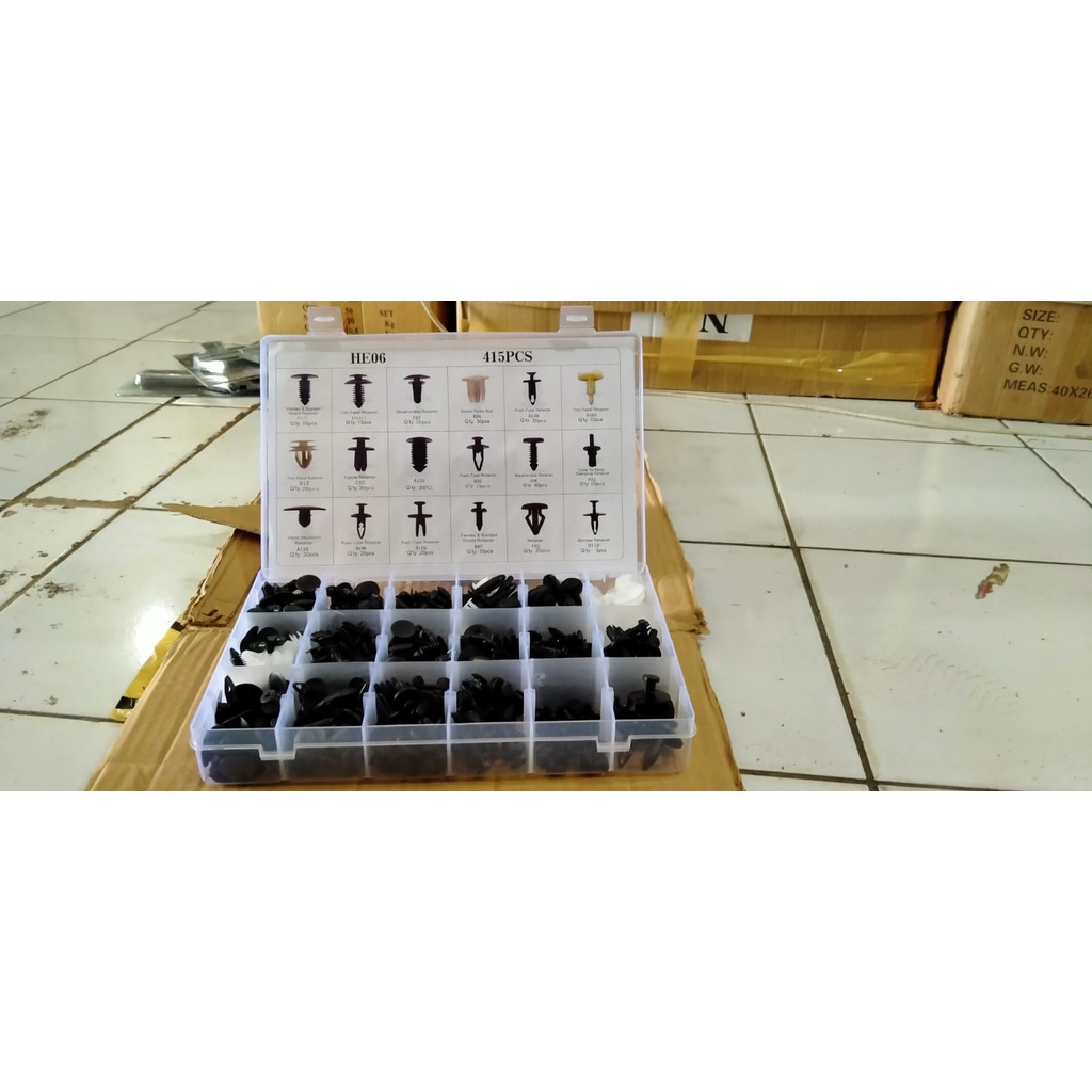Jual Baut Rivet clip Fender Doortrim Bumper Dashboard klip Mobil ...