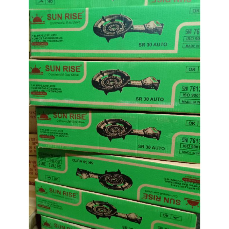 Jual KOMPOR GAS SUN RISE SR 30 AUTO ISI 4 PCS | Shopee Indonesia