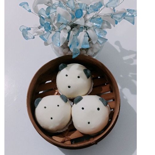 Jual 15 PCS Pao karakter panda Pao panda Pao frozen pao coklat dimsum ...