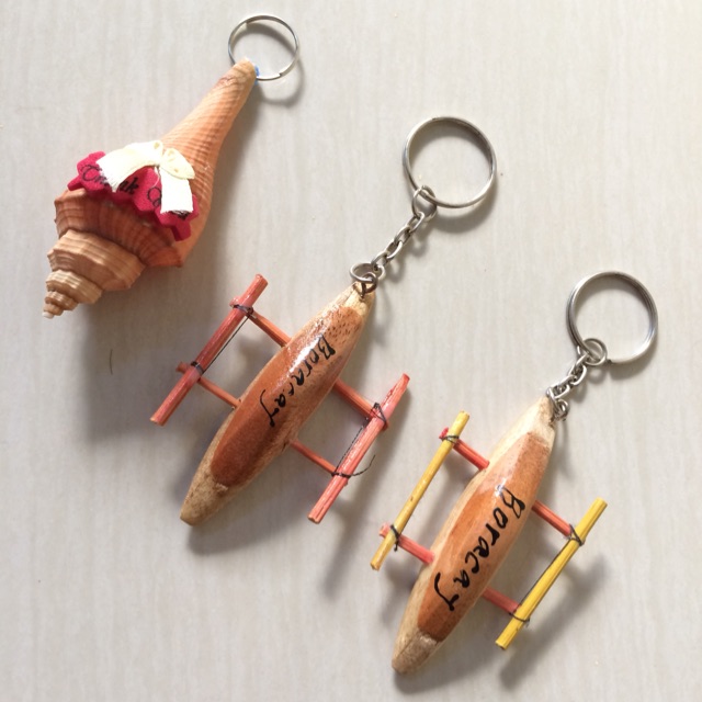 Jual Gantungan Kunci 3D Perahu Boracay dan Kerang Limited Edition ...