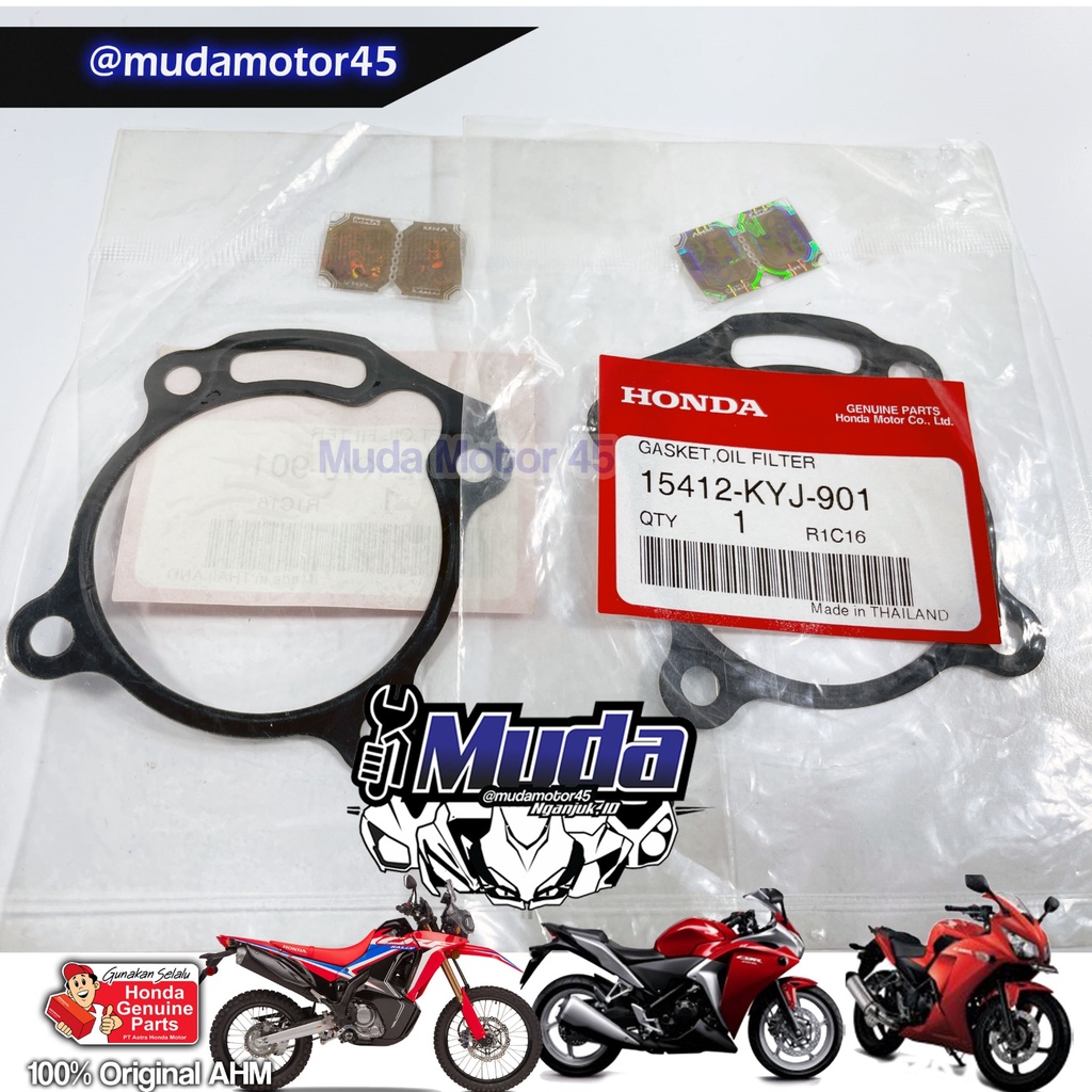 Jual PACKING GASKET OIL FILTER OLI CBR250R CBR CBU THAILAND K33 CRF 250 ...