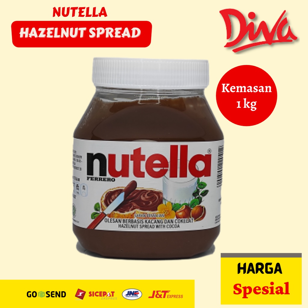 Jual [1kg] Nutella Hazelnut Spread / Selai Coklat Nutela | Shopee Indonesia