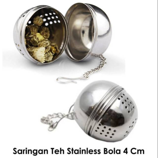 Jual Saringan Teh Stainless Steel Model Bola Ukuran 4cm | Shopee Indonesia