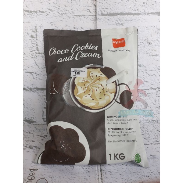 Jual Bubuk Minuman Kreasi Choco Cookies & Cream 1kg | Shopee Indonesia