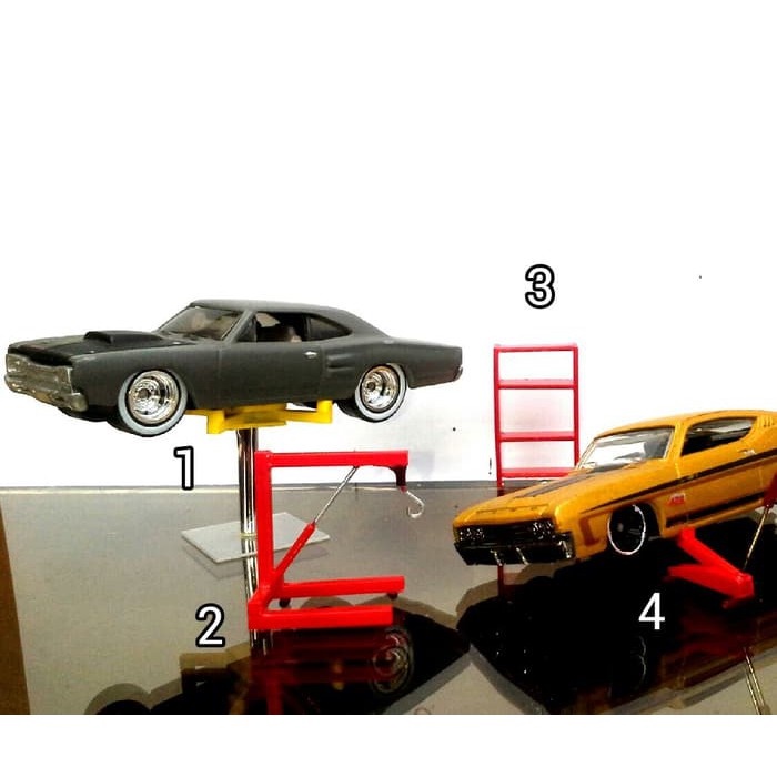 Jual ACCECORIES DIORAMA HOTWHEELS MINI GT no 1-5 - HIDROLIK ENGINE ...