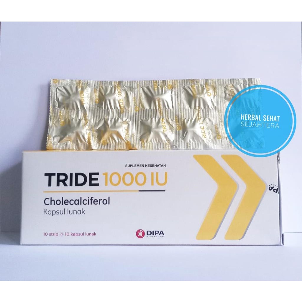 Jual TRIDE 1000 Tride 1000 IU 10 Kapsul per strip - memenuhi kebutuhan ...