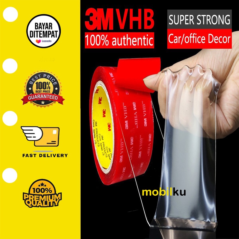 Jual [15MM*3M] Double Tape Magic Doble Tip Dauble Tape Lakban Selotip ...