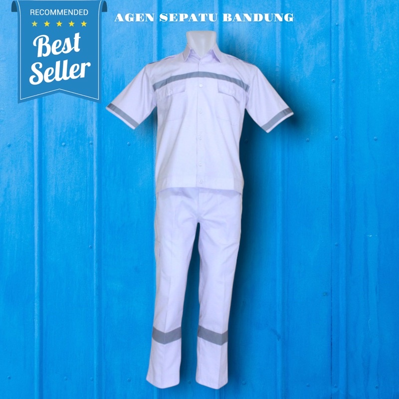 Jual Grosir Wearpack safety model setelan baju lengan pendek + celana ...