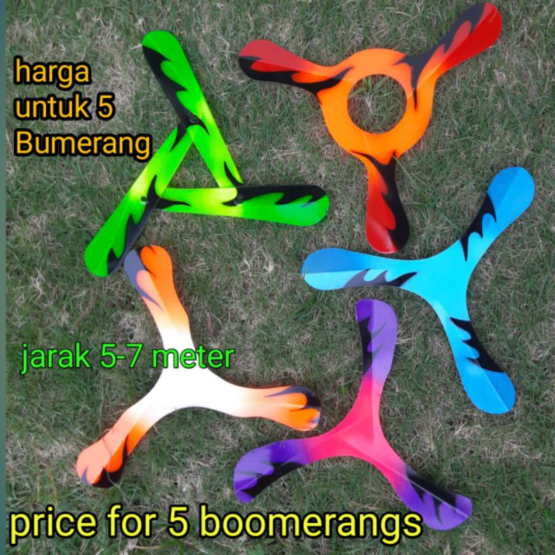 Jual boomerang indoor 1 paket isi 5 bumerang | Shopee Indonesia