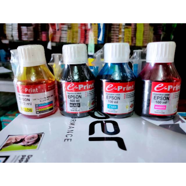 Jual Tinta Printer Refill 100ml CANON/EPSON ORIGINAL LENGKAP dengan ...