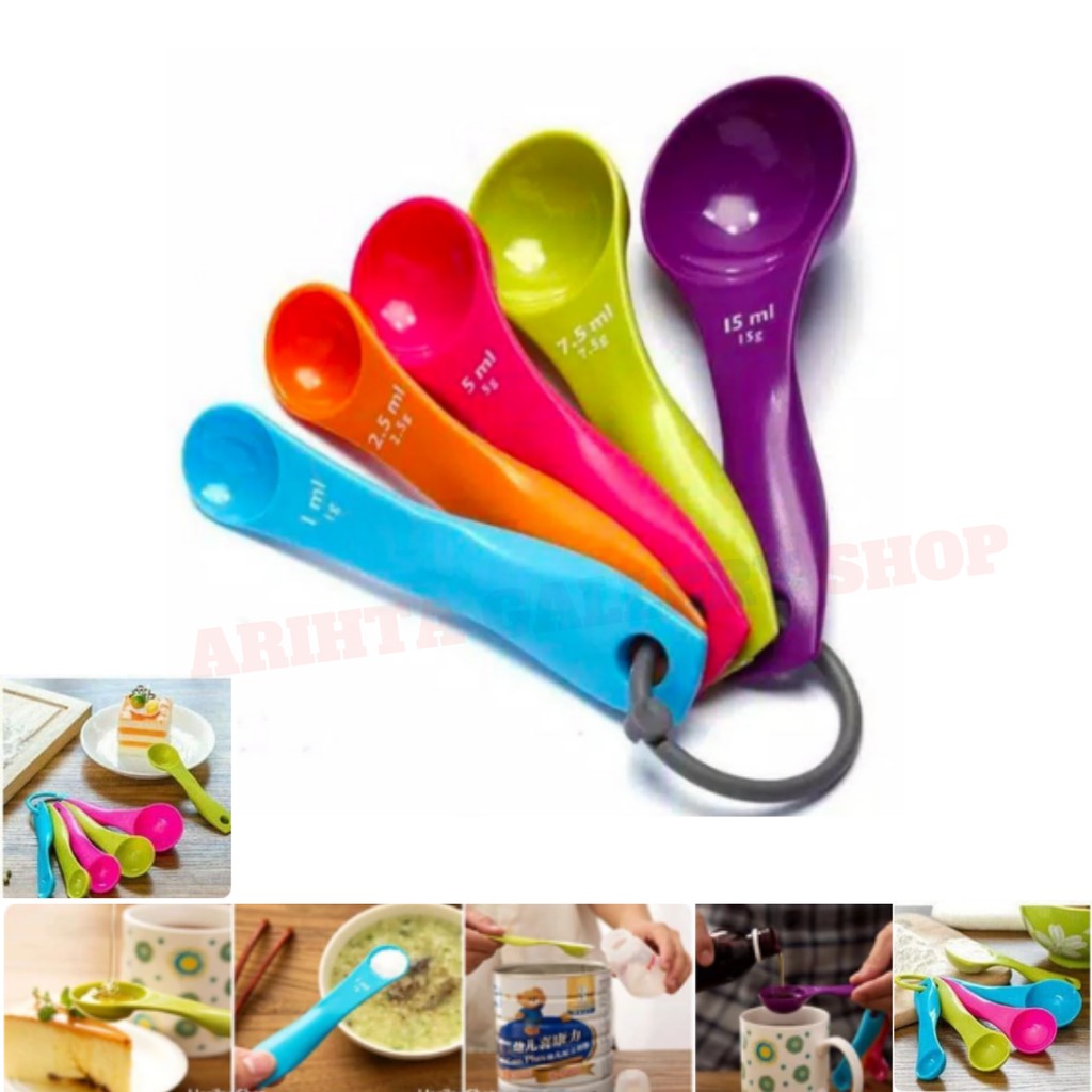 Jual Sendok Takar/Sendok Takaran/Sendok Ukur/Measuring Spoon (1 set isi ...