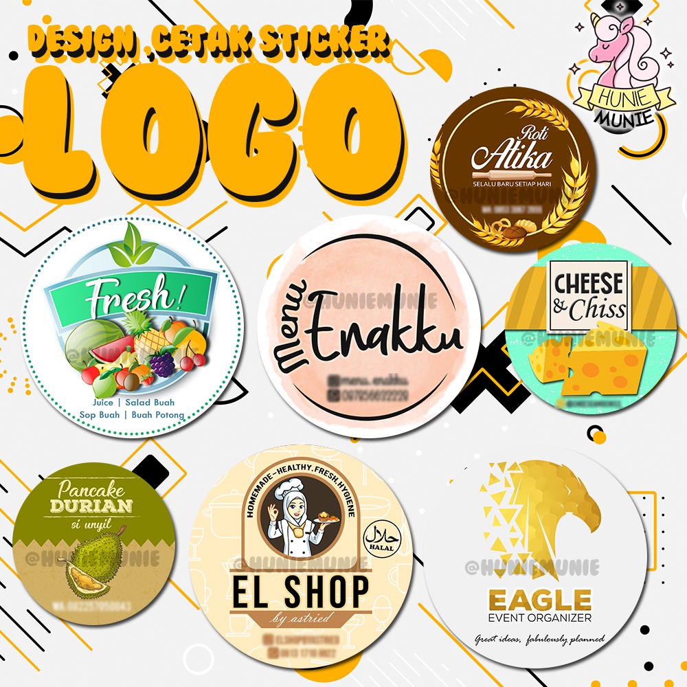 Jual Design Dan Cetak Sticker Logo Online Shop / Stiker Olshop | Shopee ...