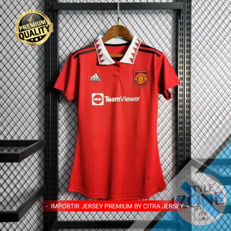 Jual JERSEY mu ladies 2023 kualitas premium grade ori thailand | Shopee ...