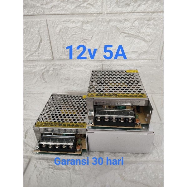 Jual Travo 12V 5A Adaptor 12 Volt 5 Ampere Power Supply untuk LED CCTV | Shopee Indonesia