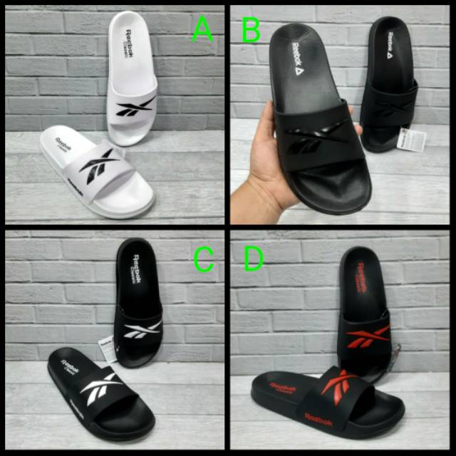 Jual Sandal Pria Wanita Merk Reebok All Varian Grade Original + Paper ...