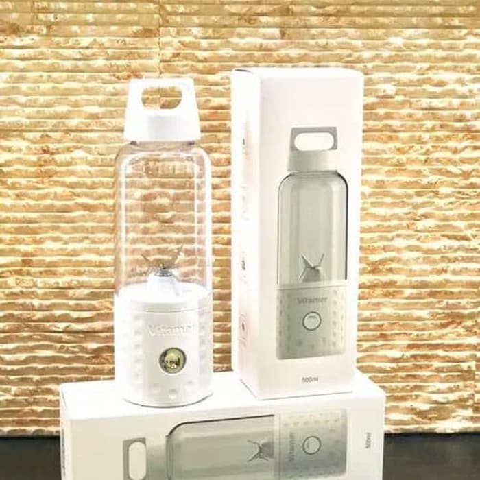 Jual VITAMER PORTABLE BLENDER 350ML JUICER CUP MINI RECHARGEABLE ...