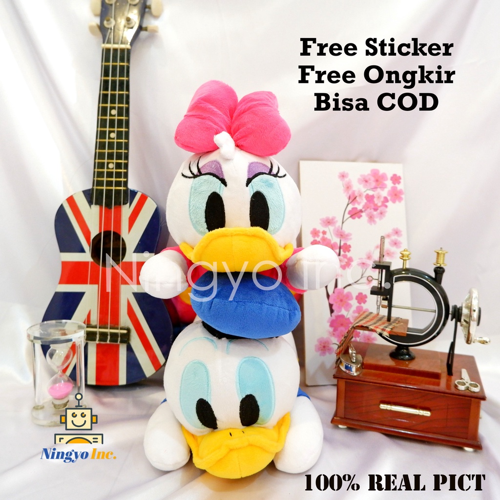 Jual BONEKA DONALD DAISY DUCK BEBEK LYING TIDURAN BERBARING KARTUN ...