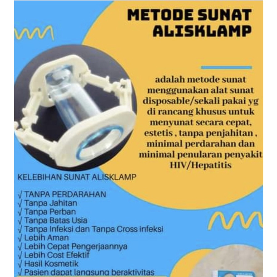 Jual NEW !! ALISKLAMP ALIS KLAMP ALAT SUNAT MODERN ORIGINAL | Shopee ...