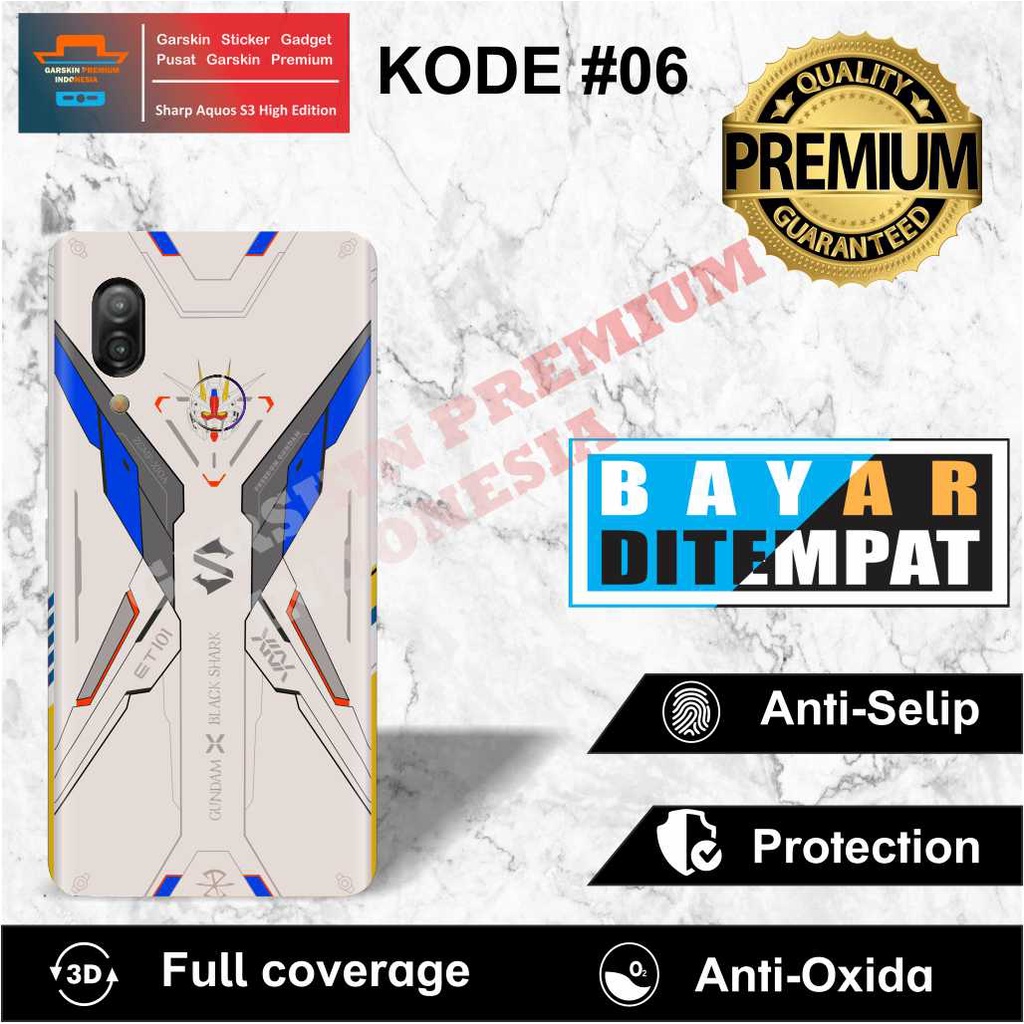 Jual COD Garskin Sticker Sharp Aquos S3 High Edition Motif 6-10 Bisa ...