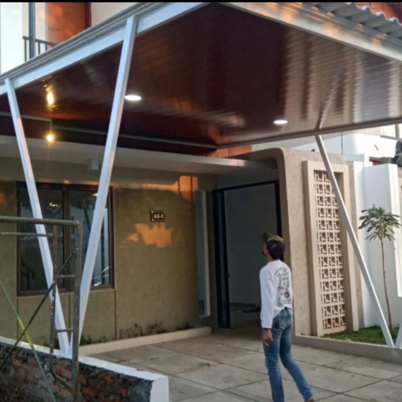 Jual kanopi atap alderon rs dan plafon pvc 1paket | Shopee Indonesia