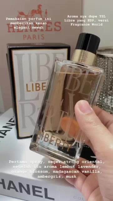 Jual Fragrance World Liberty EDP 100ml | Shopee Indonesia