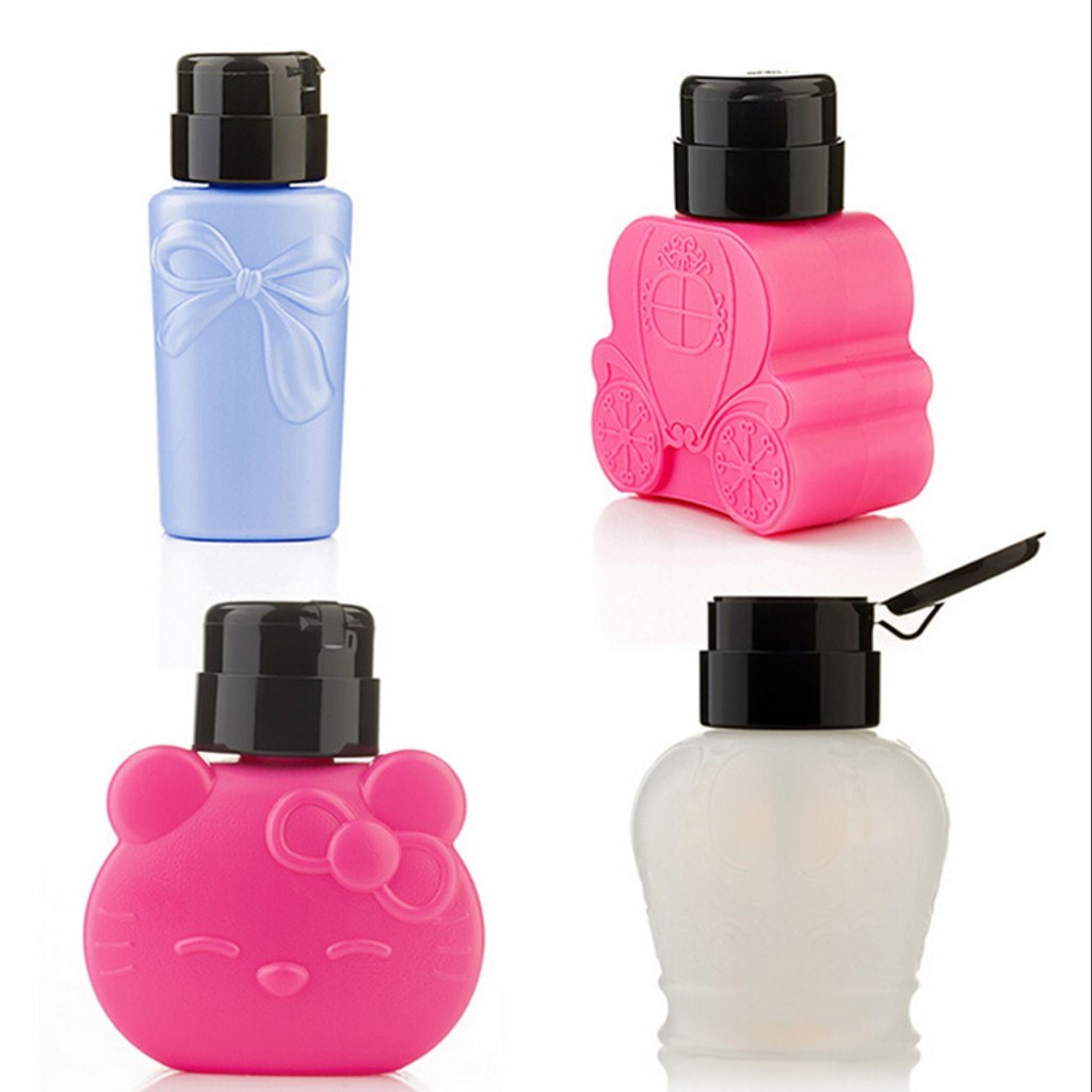 Jual botol aceton nail art , botol pompa botol cairan nail art , botol ...