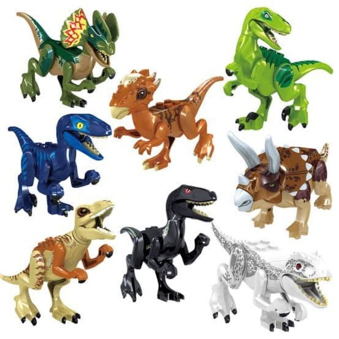 Jual ITN - Brick Lego Dinosaurus World Jurassic Minifigure Dino PRCK ...