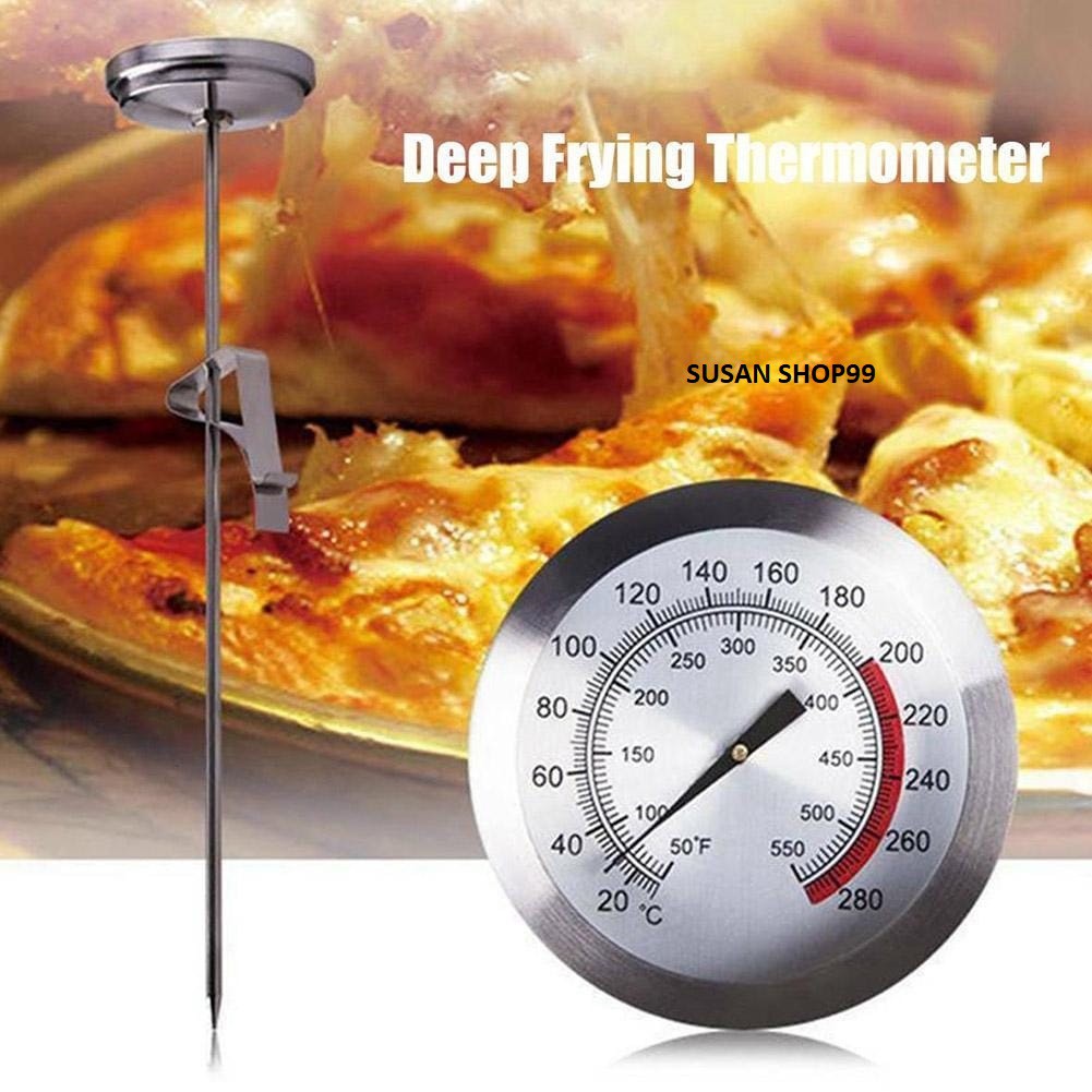 Jual Frying Thermometer 40cm Ukur Suhu Minyak Air Stainless Steel ...