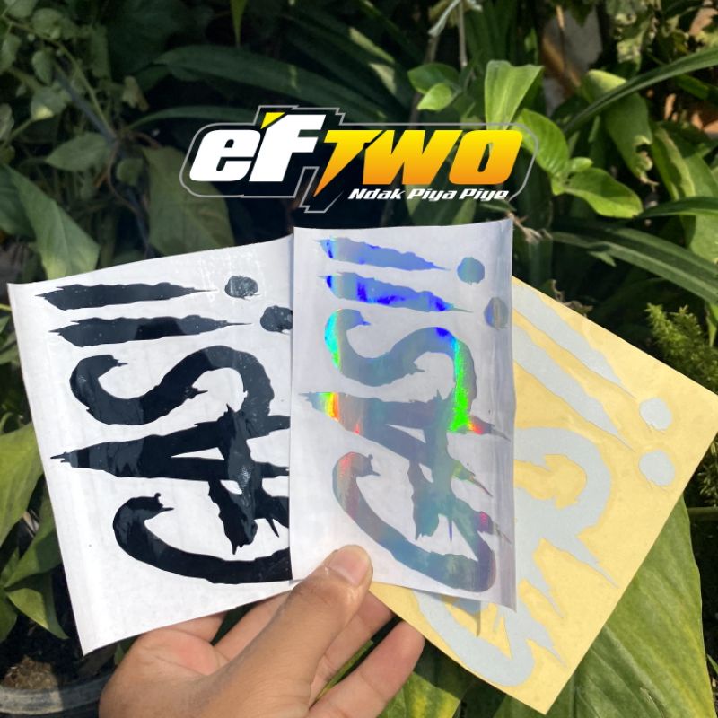 Jual [READY] sticker gas gass!! hologram / reflective | Shopee Indonesia