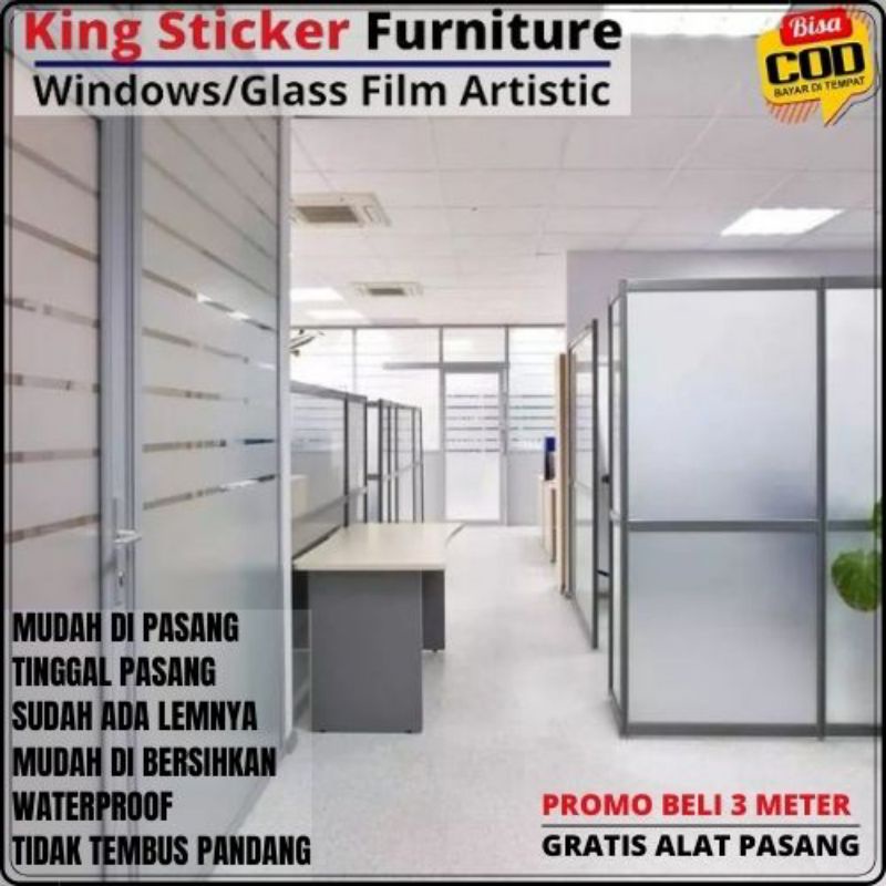 Jual Stiker Kaca Wallpaper Sticker Kaca Sanblast Polos Buram Sticker Kaca Jendela Rumah Kantor