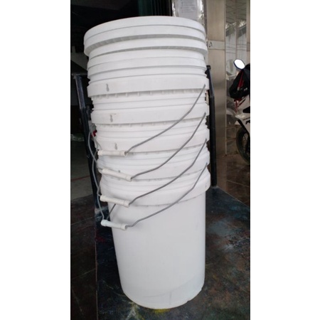 Jual Ember putih polos 25kg (5pcs) khusus instant | Shopee Indonesia