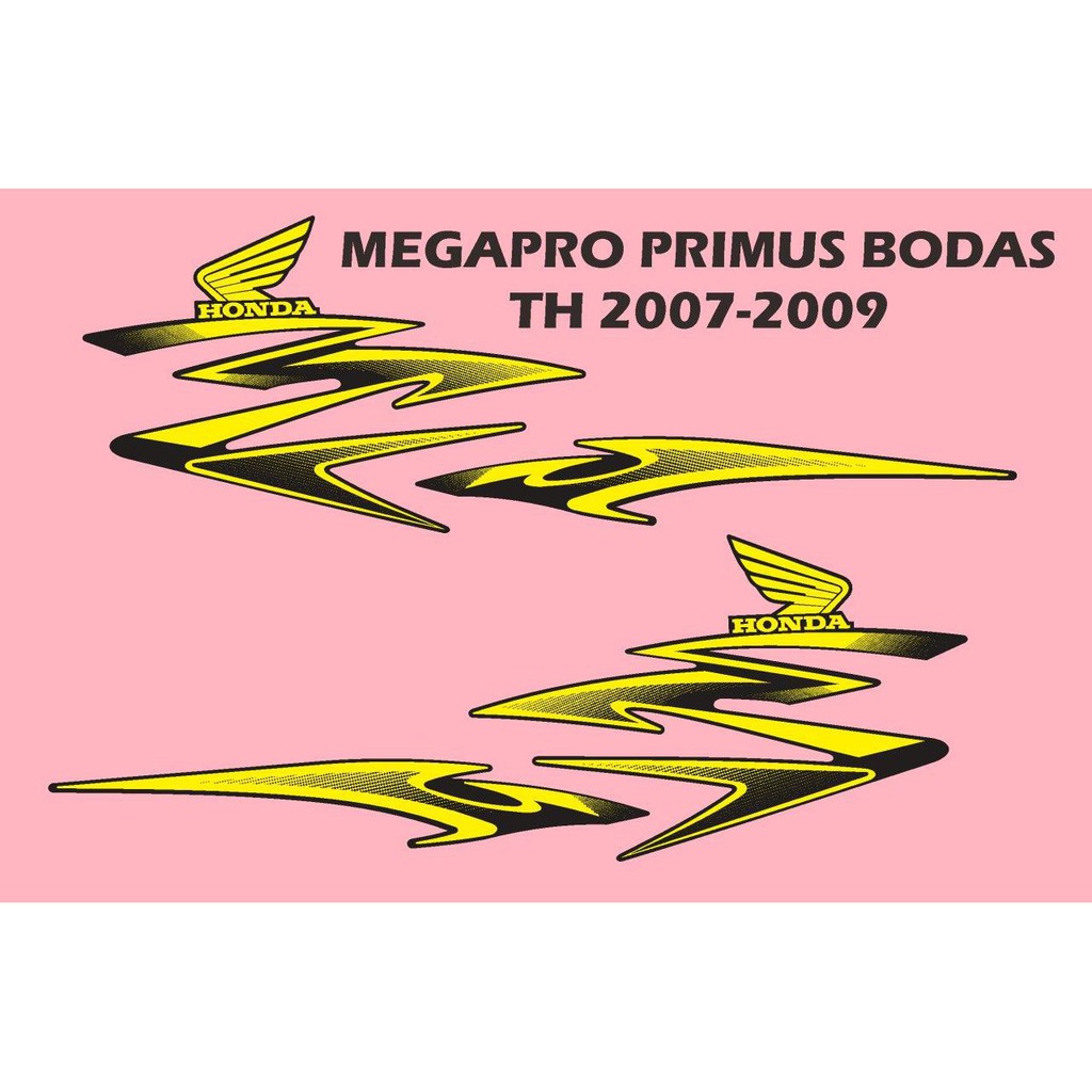 Jual striping stiker decal megapro primus bodas | Shopee Indonesia