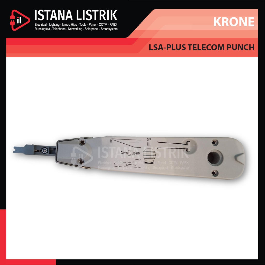 Jual KRONE LSA-PLUS TELECOM PHONE WIRE CABLE RJ11 RJ45 PUNCH DOWN ...
