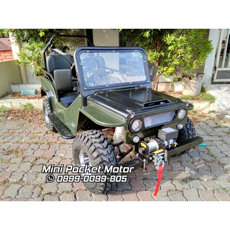Jual Mobil Mini Jeep 150cc Mini Willys 150cc Jeep Mini 150cc Mesin 4Tak ...