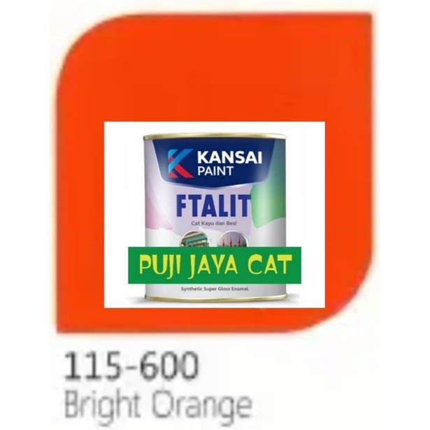 Jual CAT FTALIT 115-600 BRIGHT ORANGE 1Kg | Shopee Indonesia