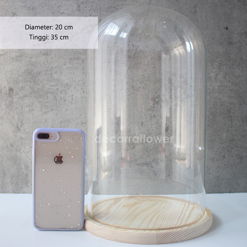 Jual Glass Dome XXL / Dome Kaca Super Besar / Glass Dome Jumbo / Vas ...