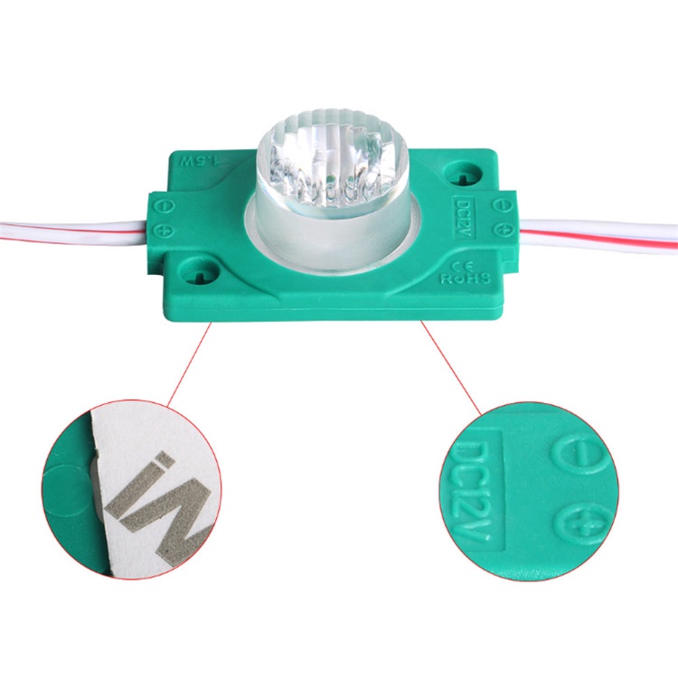 Jual LED Modul Strip 1 Mata 12V 24V / Lampu Modul Mata Timbul / 3030 ...