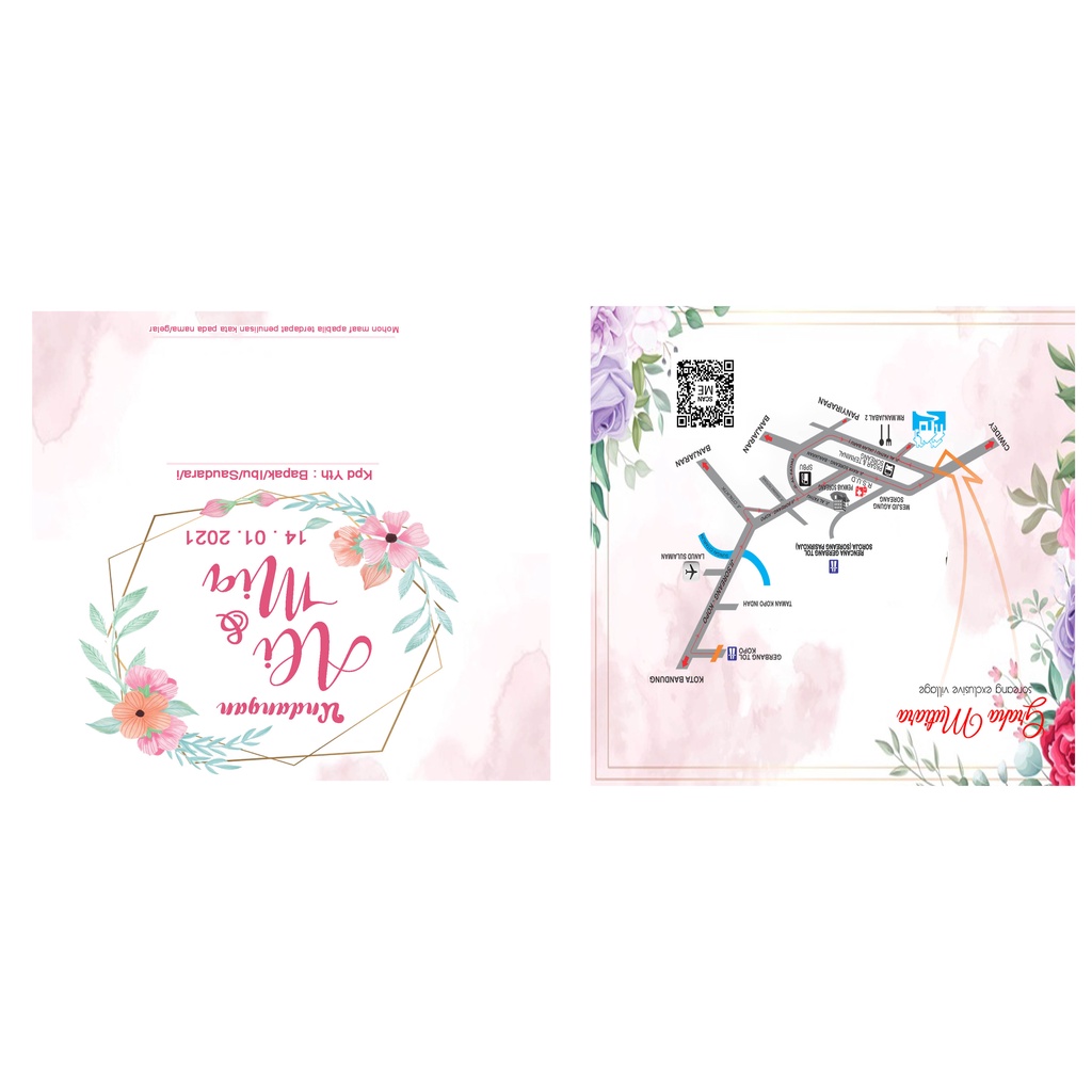 Jual CETAK PRINT undangan nikahan undangan nikah pernikahan wedding ...