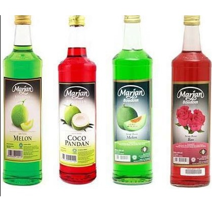 Jual Sirup Marjan cocopandan/melon/vanilla/rose/strawberry (500ml ...